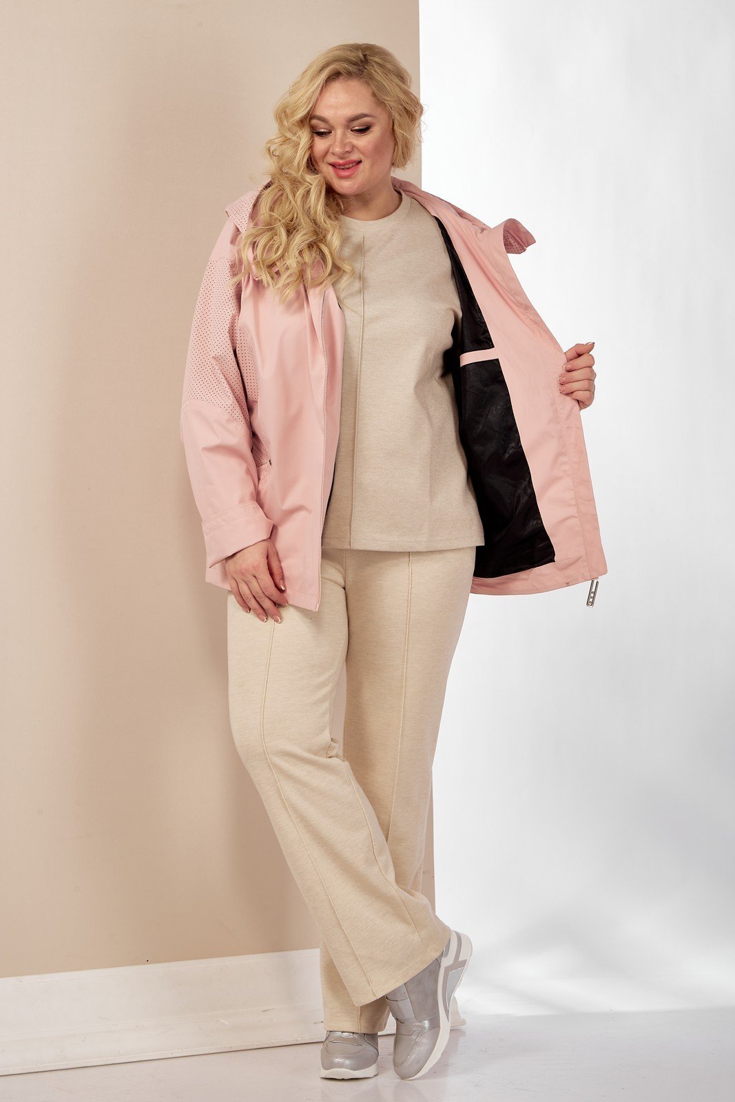 Куртка 2115 пудра Shetti купить - 6% скидка | в наличии